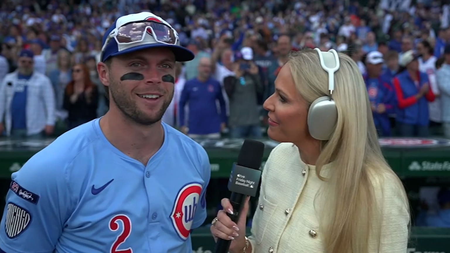 Nico Horner on first homer of the season at Wrigley | 09/05/2025 | MLB.com
