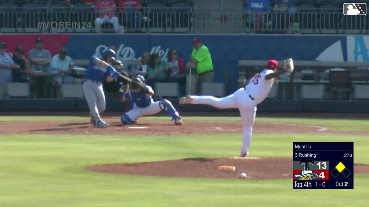 Dalton Rushing's RBI double | 06/07/2024 | Los Angeles Dodgers