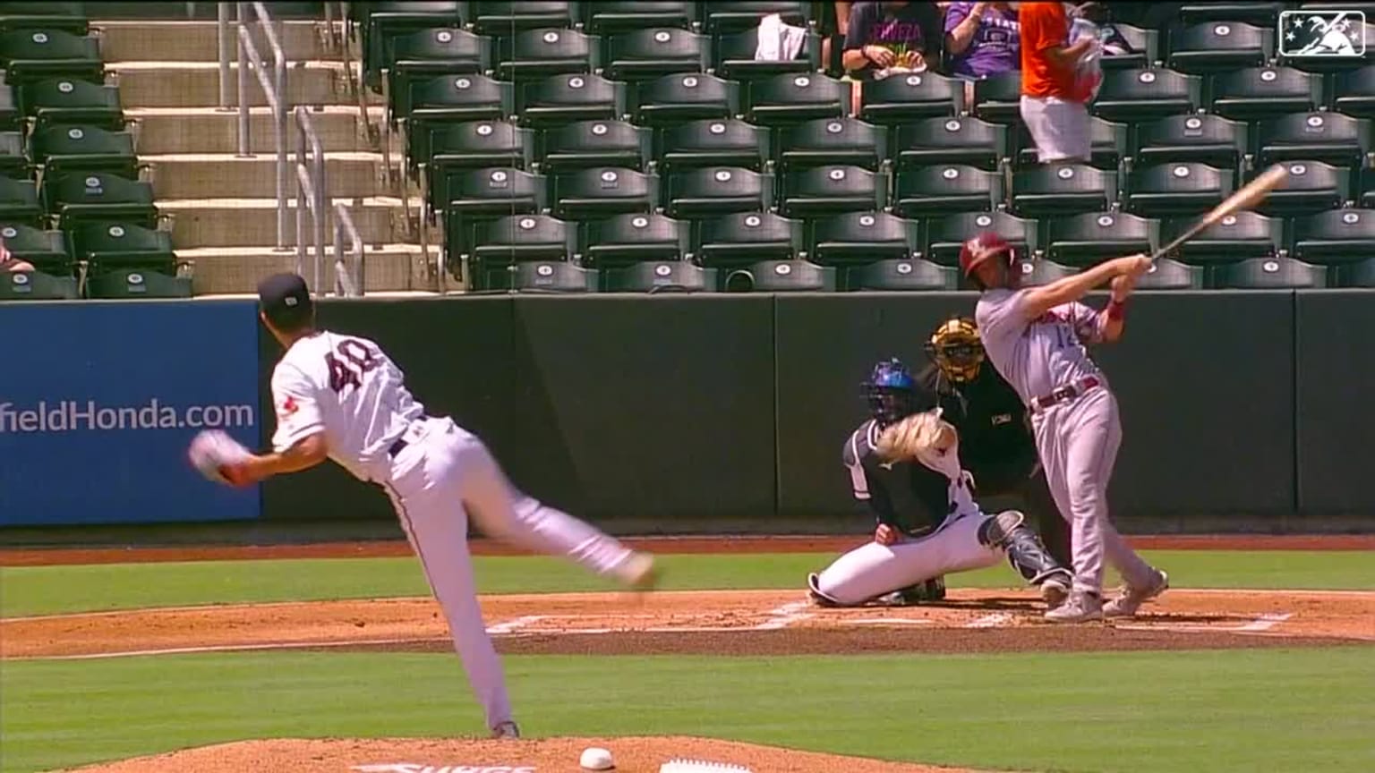 Rangers prospect Thomas Saggese belts a two-run homer | 07/26/2023 | MLB.com