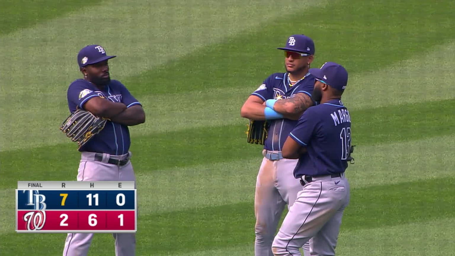 Ryan Thompson secures Rays sweep over the Nationals | 04/05/2023 ...