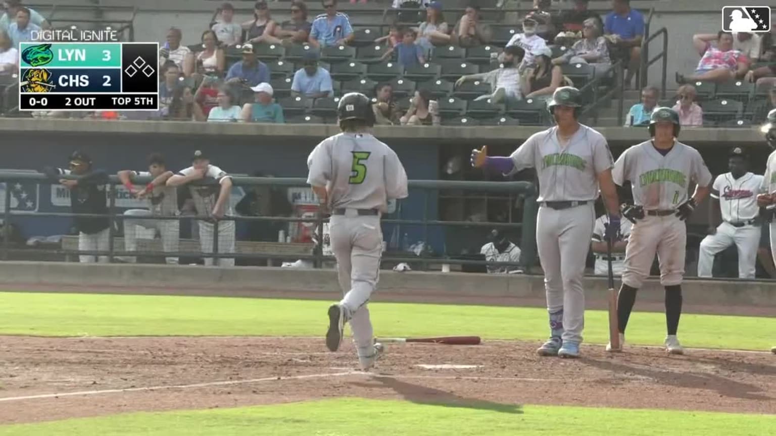 Tommy Hawke's first professional home run | 06/23/2024 | Cleveland ...