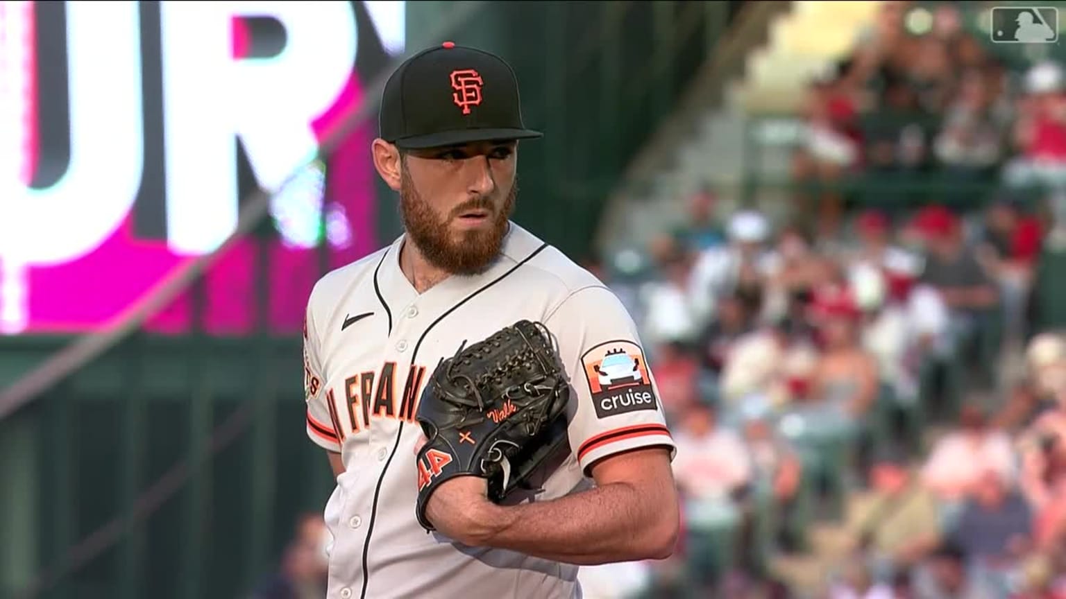 Ryan Walker fans Shohei Ohtani in a game vs Angels | 08/09/2023 | San ...