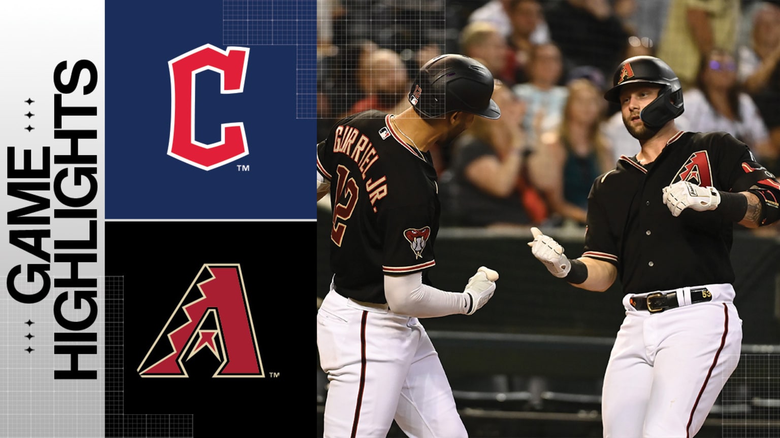 D-backs hit three late homers to down Guardians, 6-3 | 06/17/2023 ...