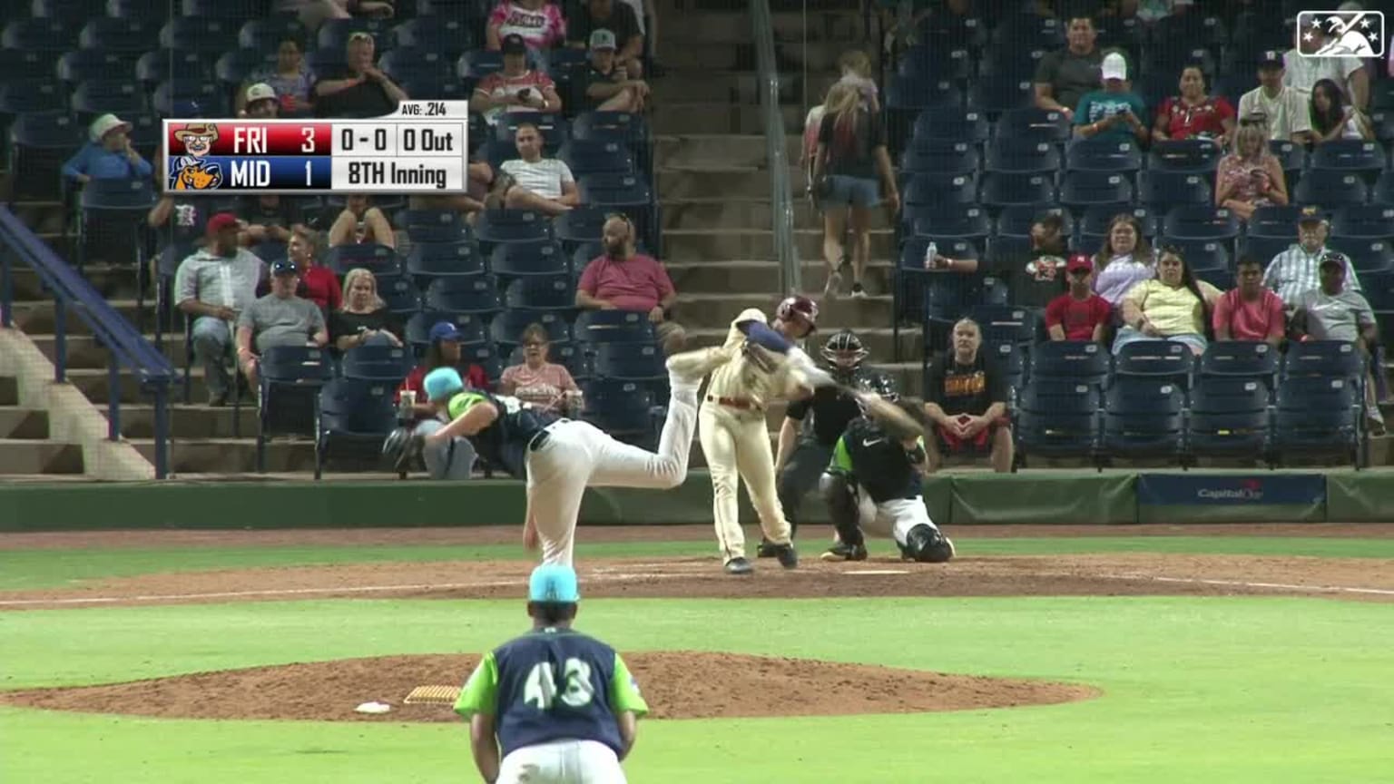 Dustin Harris drills a solo home run to right field | 05/06/2023 ...