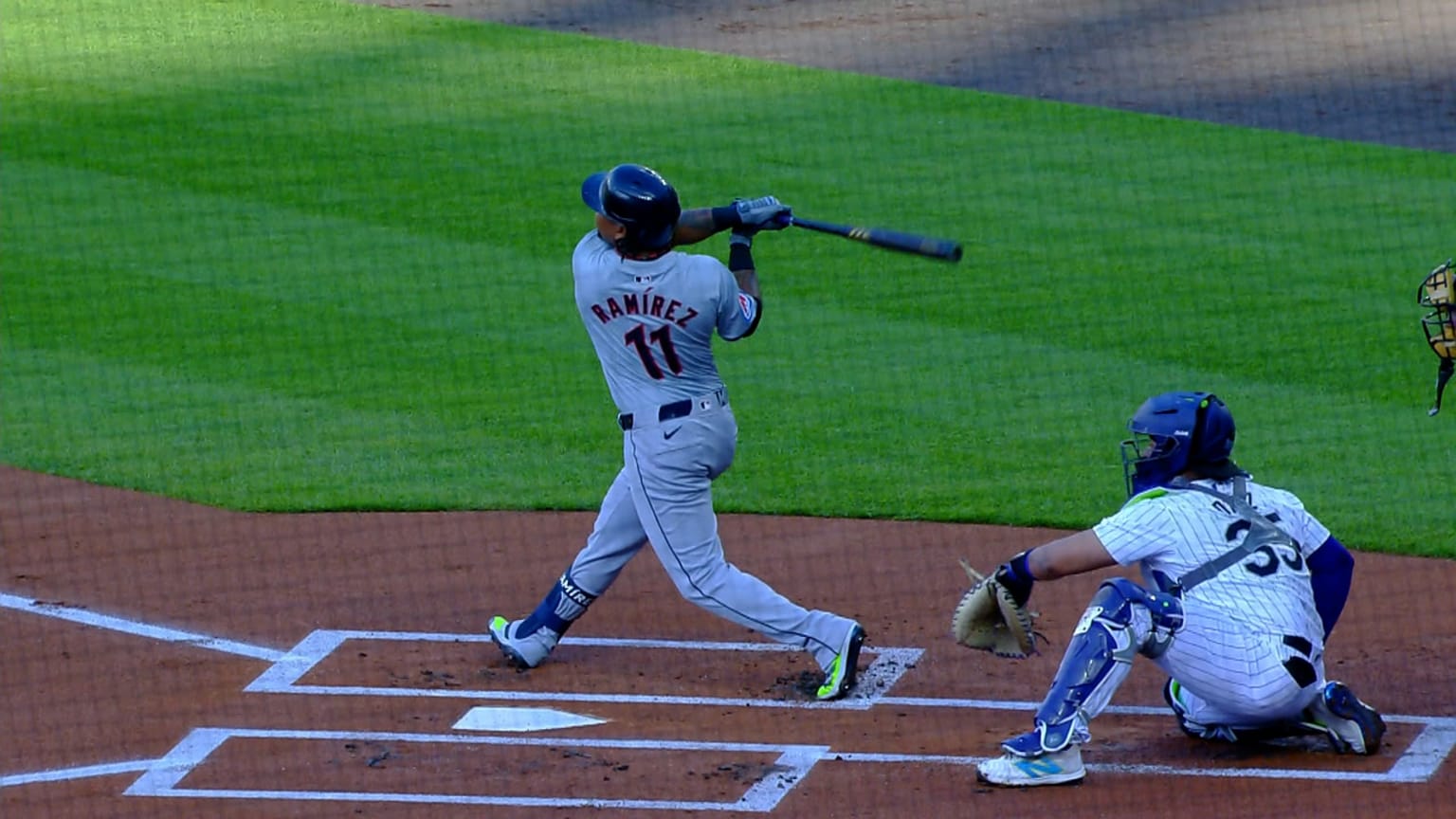 Johnathan Rodriguez earns RBI on walk | 06/21/2024 | Cleveland Guardians