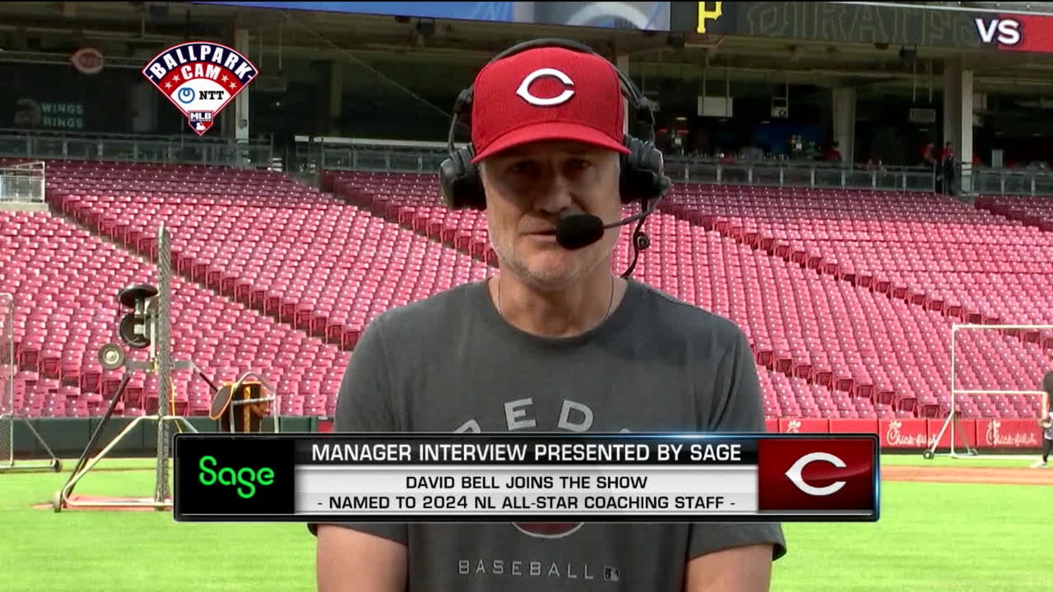 David Bell on being named to All-Star coaching staff | 06/25/2024 ...