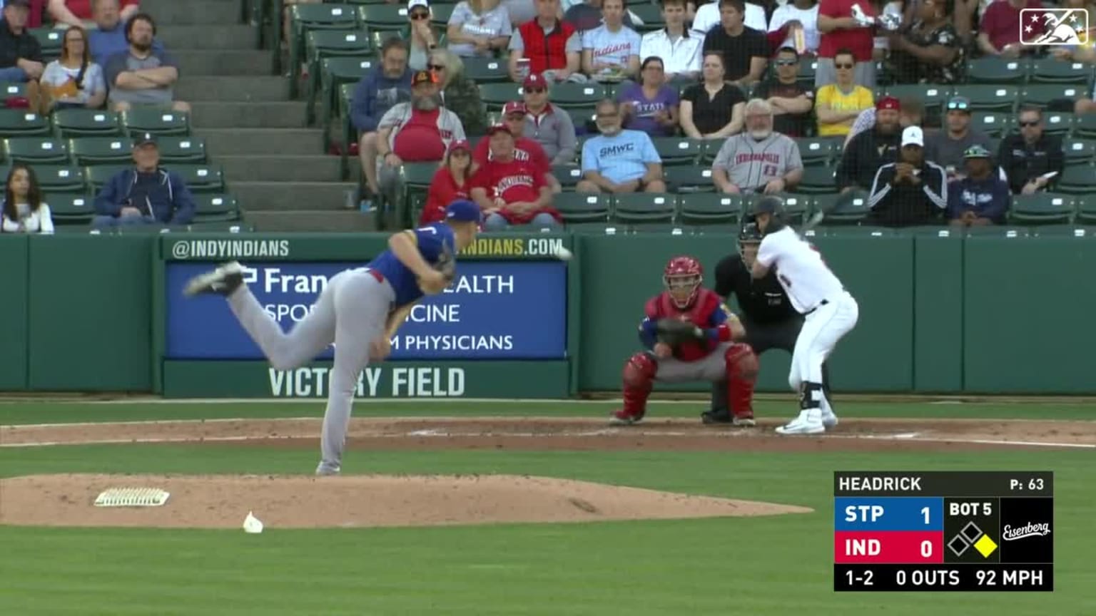 Brent Headrick K's his eighth batter in the 5th | 11/04/2023 | Los ...