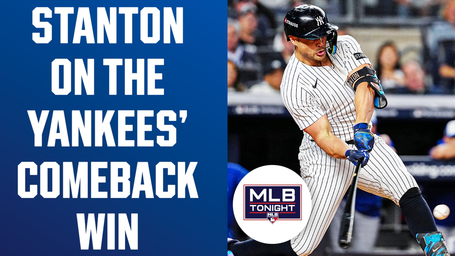 Giancarlo Stanton on comeback win in Game 3 of ALDS | 10/08/2025 | New ...