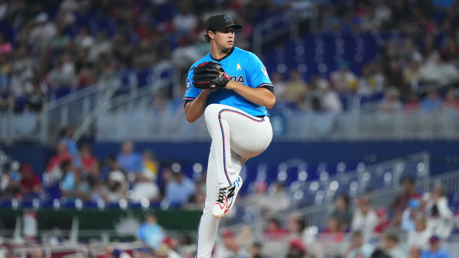 Tyler Phillips strikes out Trea Turner | 09/07/2025 | Miami Marlins