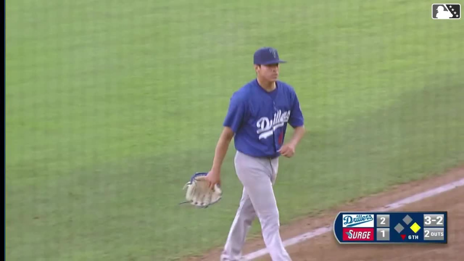Chris Campos' sixth strikeout of the game | 07/04/2024 | Los Angeles Dodgers