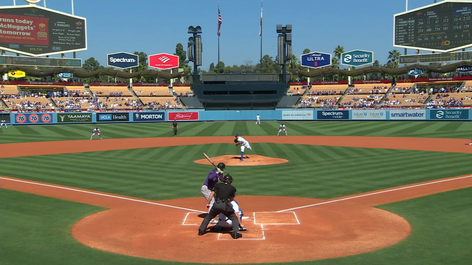 Brendan Rodgers lifts a solo homer in the 1st inning | 10/02/2022 ...