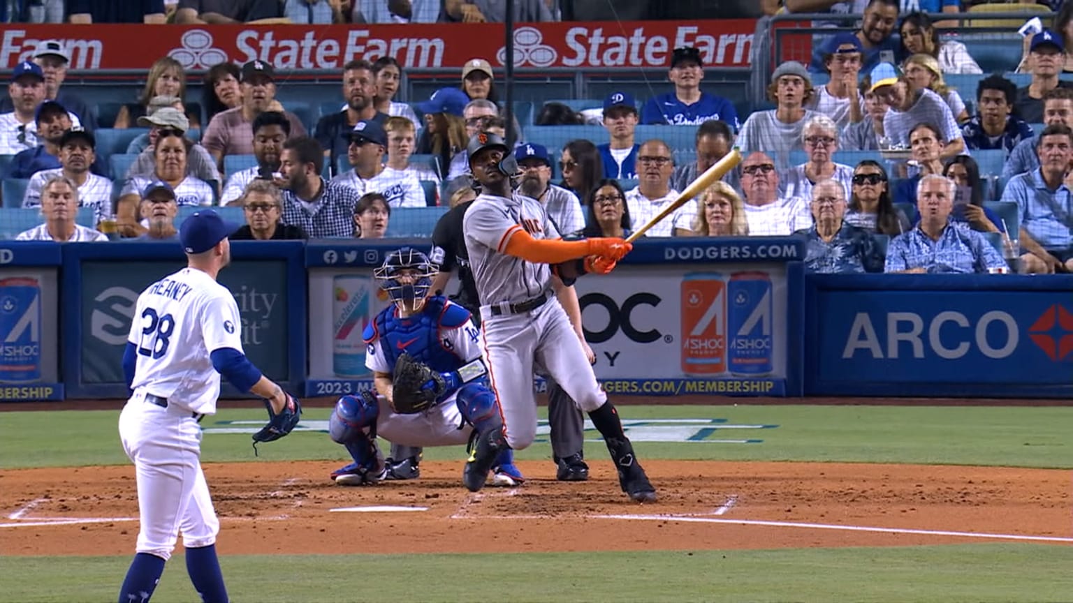 Lewis Brinson Smashes A Two Run Jack To Tie Game At 2 09 05 2022