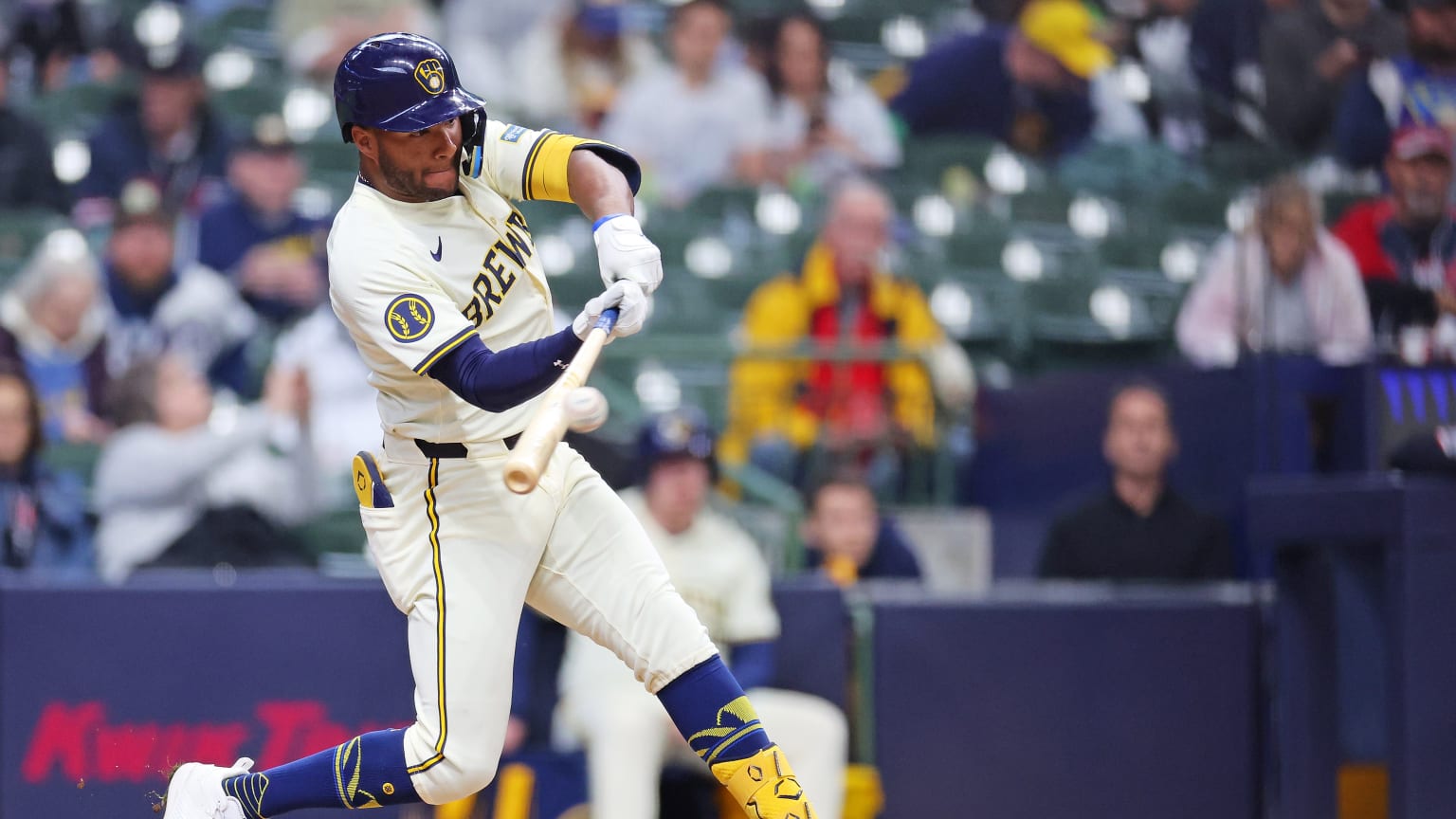 Jackson Chourio's first career home run | 04/03/2024 | Milwaukee Brewers