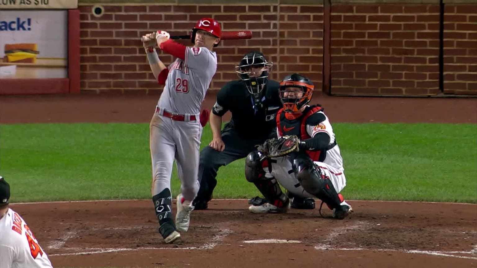 TJ Friedl belts a solo homer to right-center field | 06/27/2023 ...