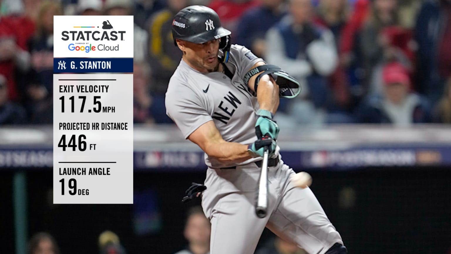 Giancarlo Stanton's 446-foot home run | 10/19/2024 | MLB.com