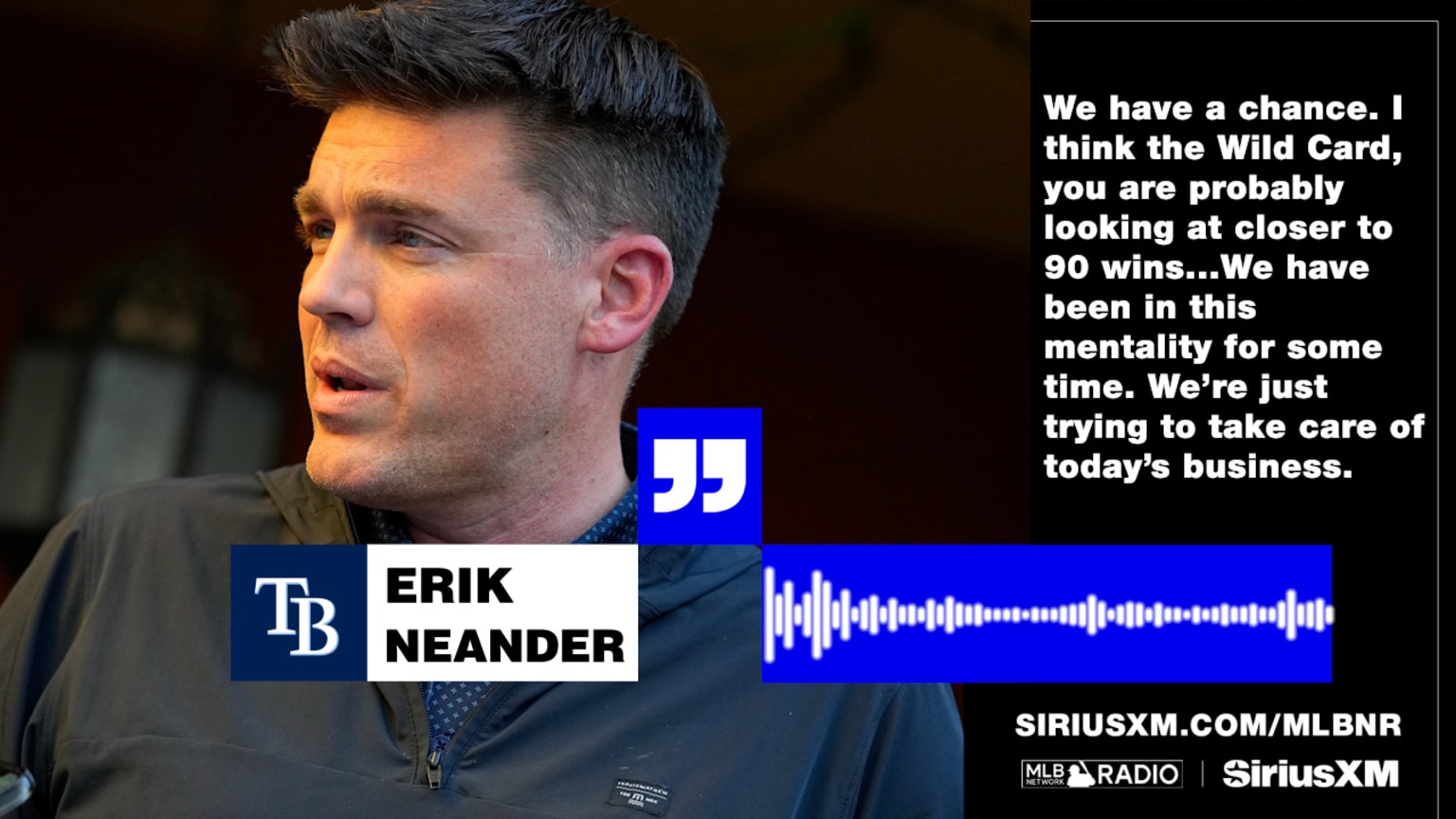 Erik Neander on the Rays' second-half playoff push | 07/21/2024 | Tampa ...