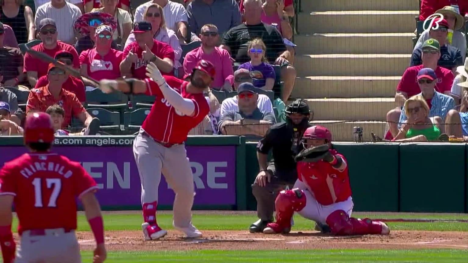 Mike Ford opens scoring with single | 03/19/2024 | Cincinnati Reds