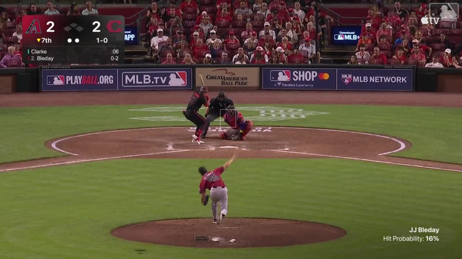 Ball 2 overturned to strike one after ABS challenge | 06/12/2026 | MLB.com