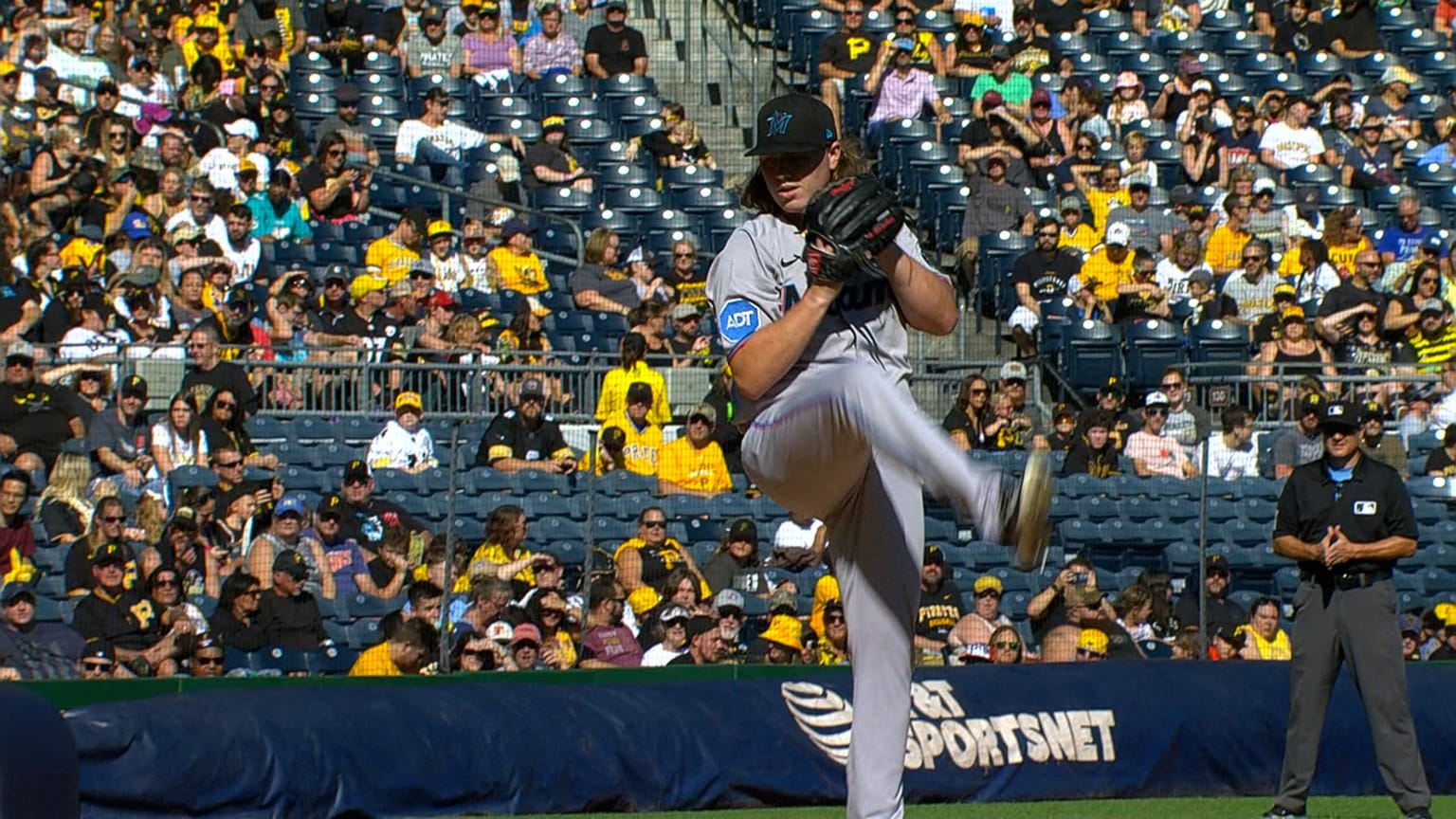 Ryan Weathers fans five over six scoreless frames | 10/01/2023 | Miami ...