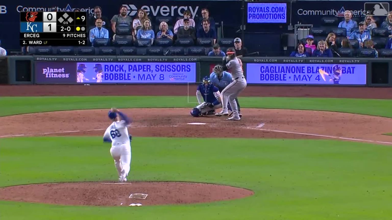 Lucas Erceg Called Strike to Taylor Ward | 04/20/2026 | MLB.com