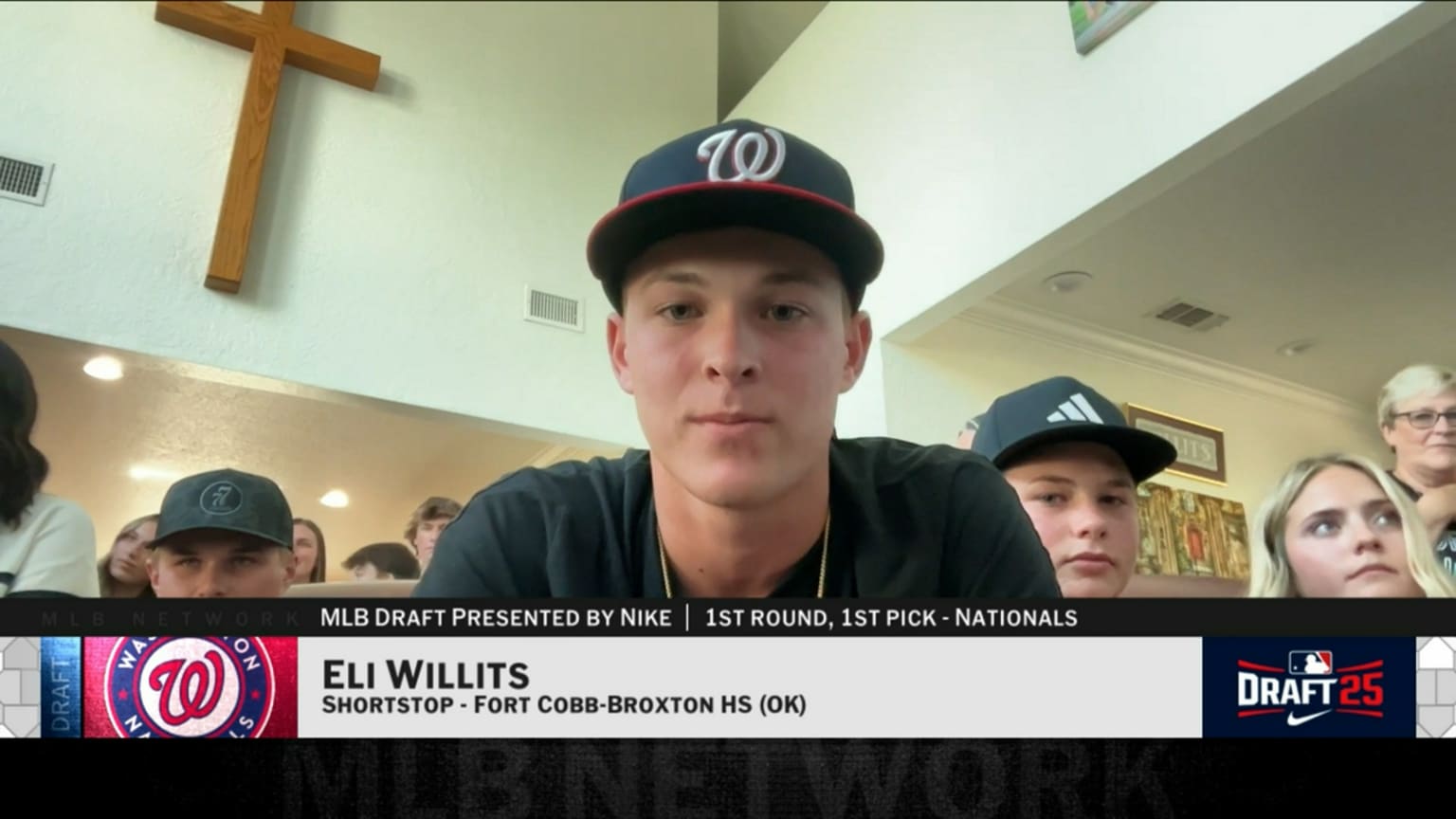 Eli Willits on being drafted No. 1 overall | 07/13/2025 | Seattle Mariners