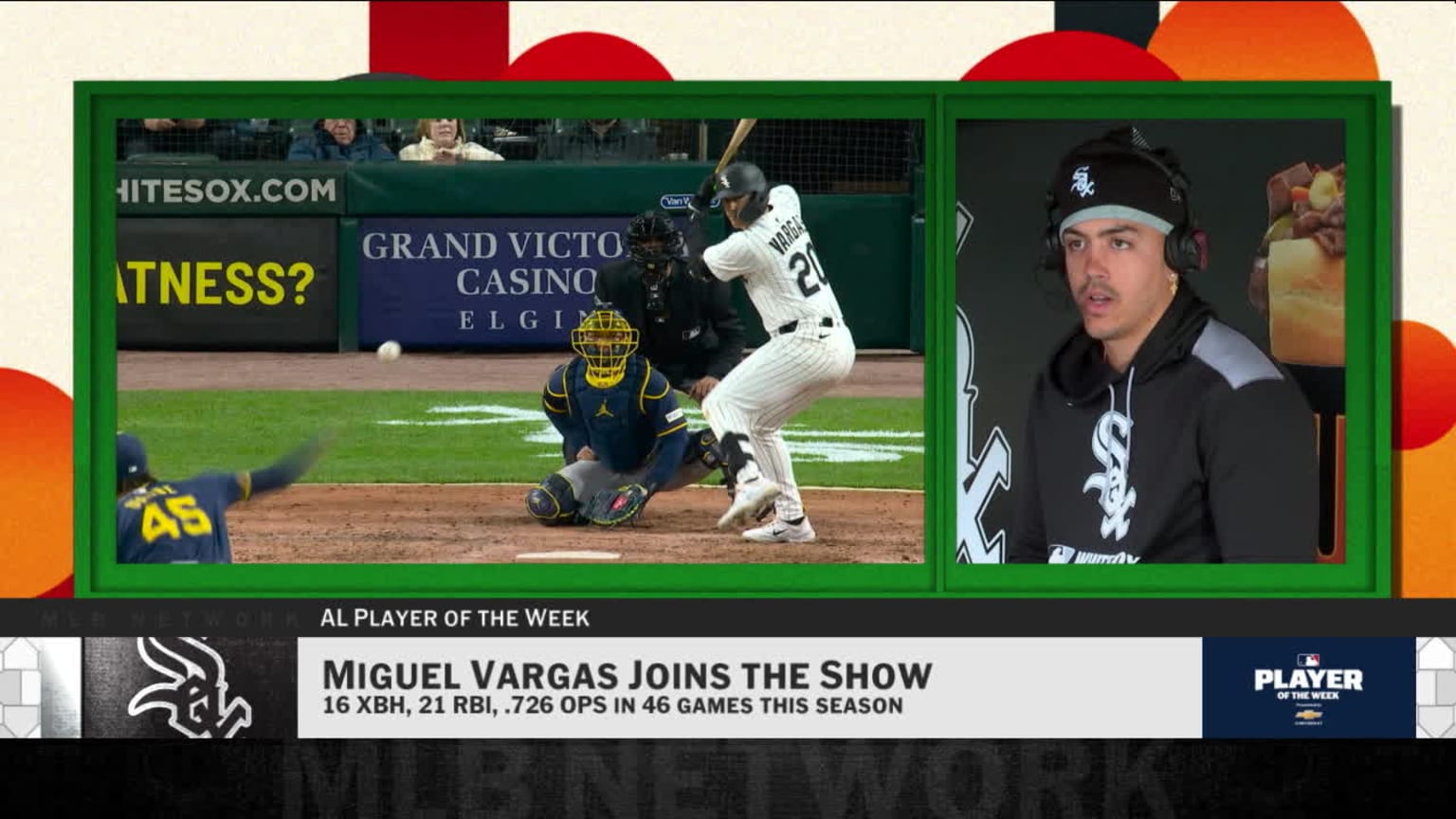 Miguel Vargas on being the AL Player of the Week | 05/21/2025 | Chicago ...