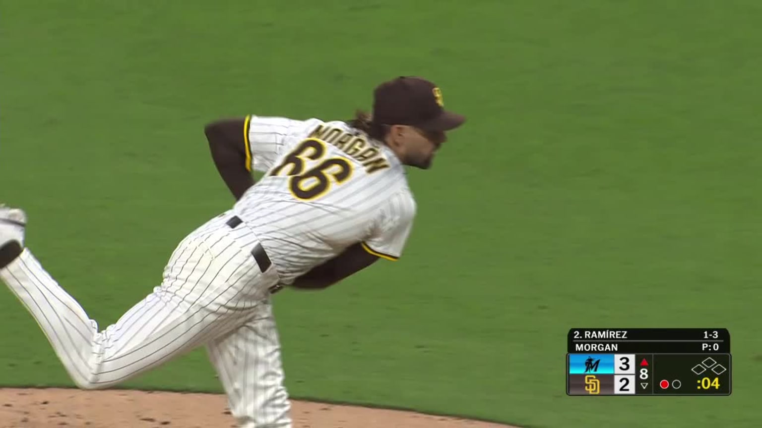 David Morgan's first MLB out | 05/26/2025 | San Diego Padres