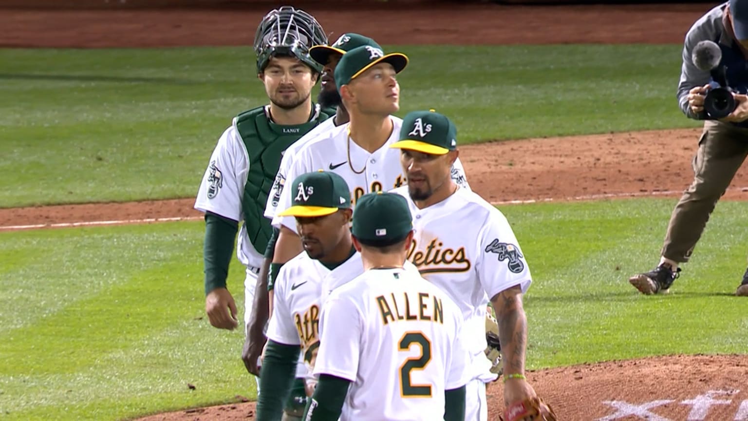 Dany Jimenez retires Gio Urshela to earn save | 03/30/2023 | Athletics