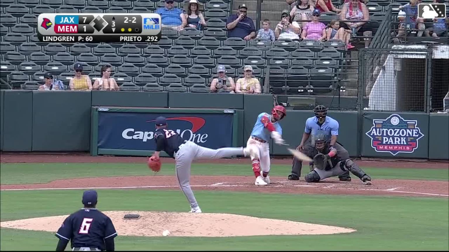 César Prieto's solo home run | 06/23/2024 | St. Louis Cardinals