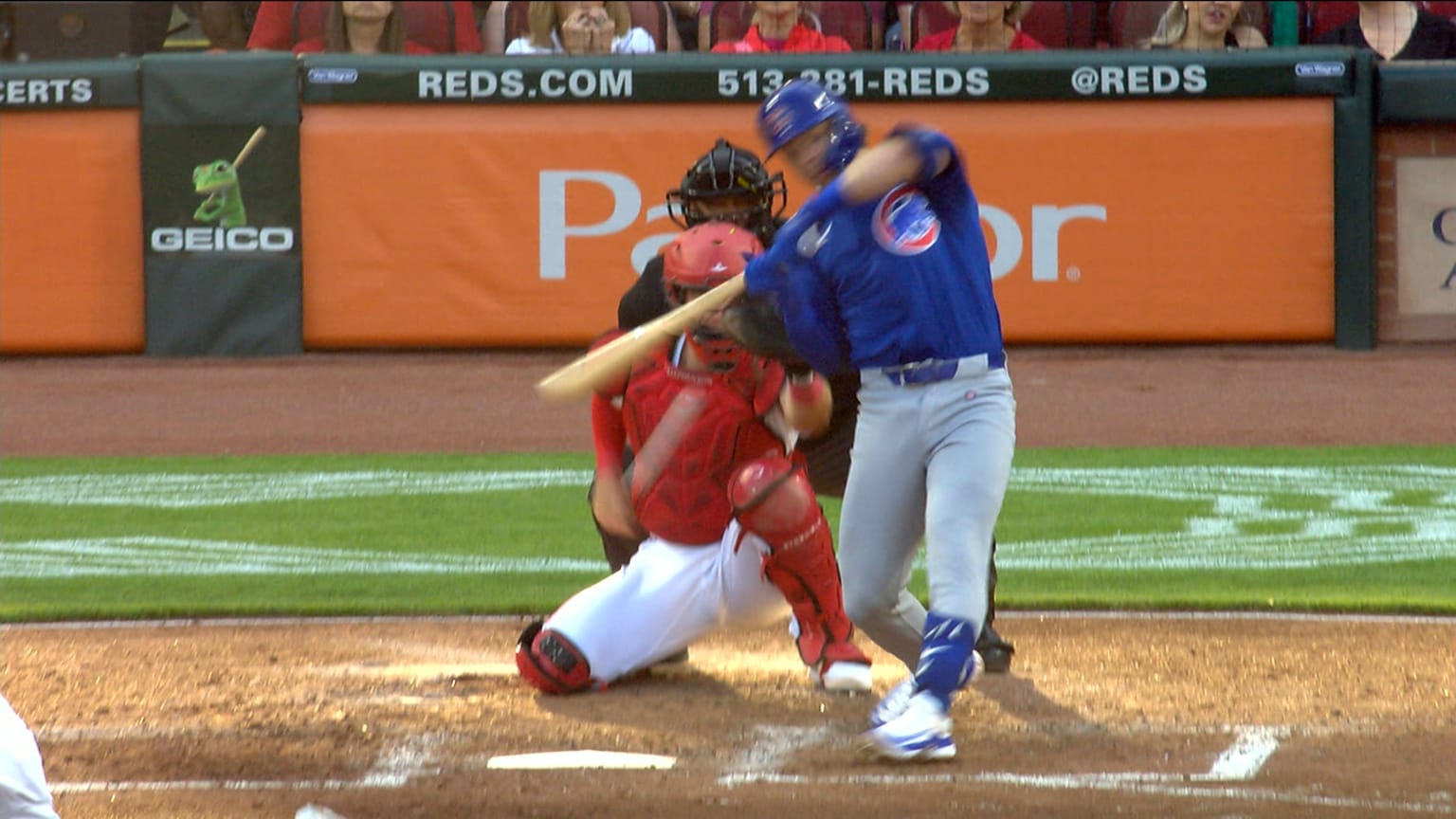 Nico Hoerner HBP after review | 06/06/2024 | MLB.com