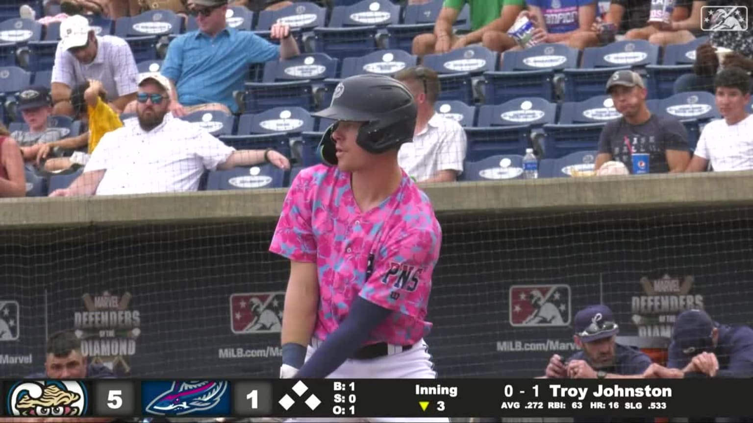 Troy Johnston hammers two homers for Pensacola | 07/10/2023 | MLB.com
