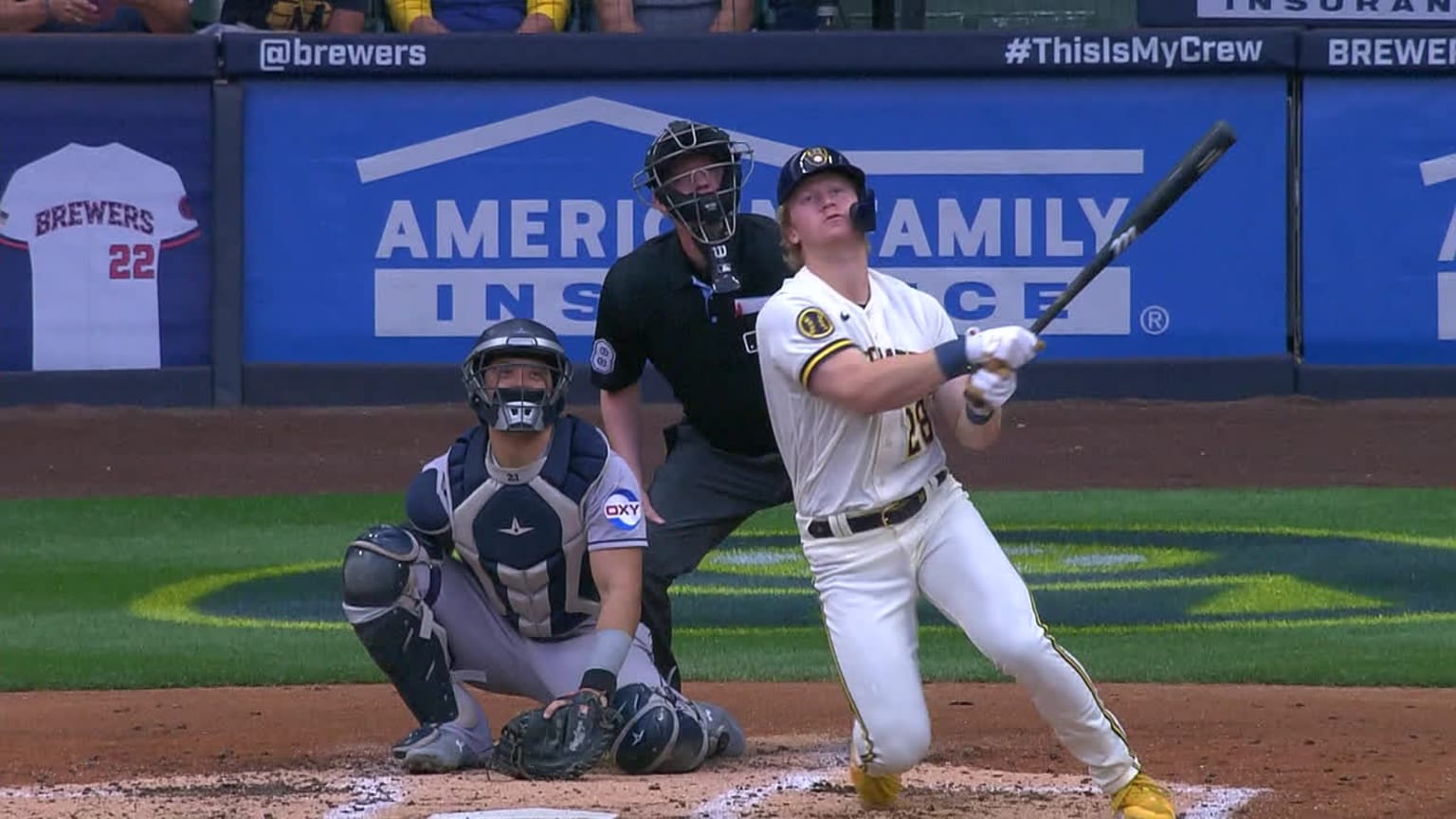 Joey Wiemer pega un jonrón solitario al central | 23/05/2023 | Los ...