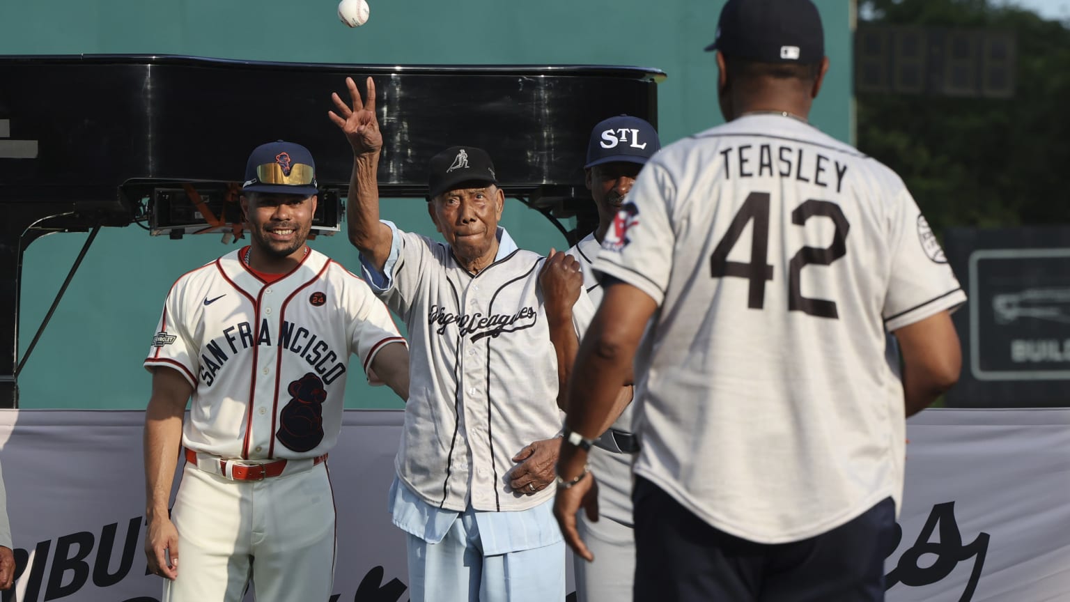 Bill Greason throws out the first pitch | 06/20/2024 | MLB.com