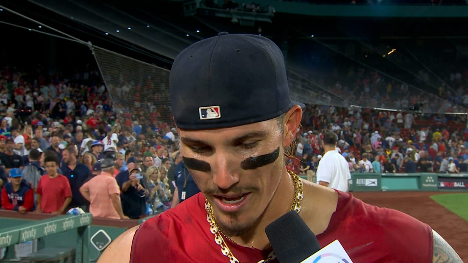 Jarren Duran discusses his walk-off single | 06/24/2024 | MLB.com