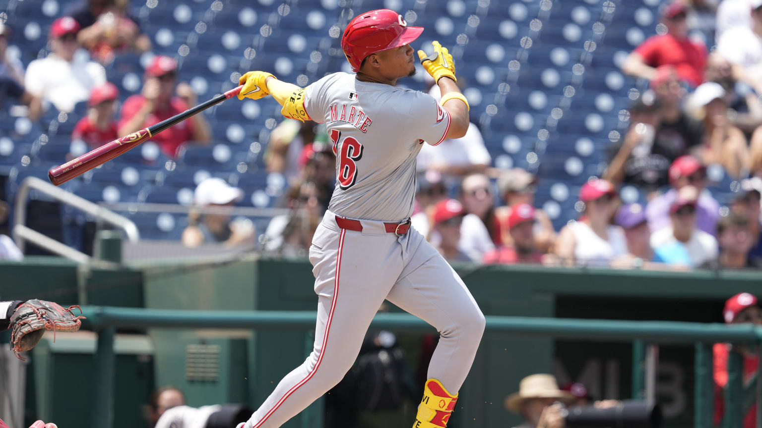 Noelvi Marte's solo homer (2) | 07/21/2024 | Cincinnati Reds