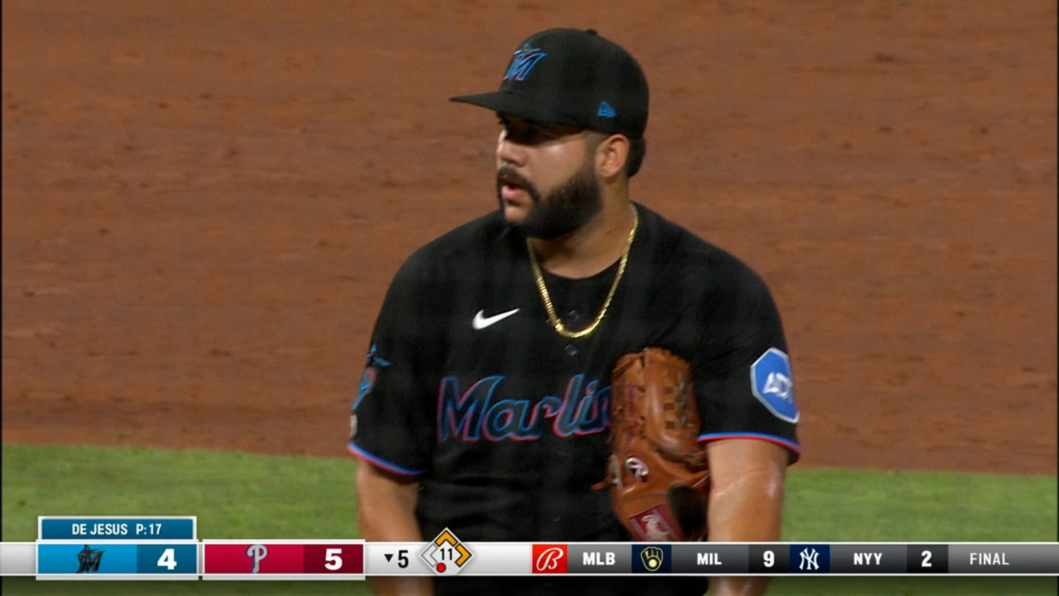 Enmanuel De Jesus fans Alec Bohm for his first MLB K | 09/09/2023 | MLB.com