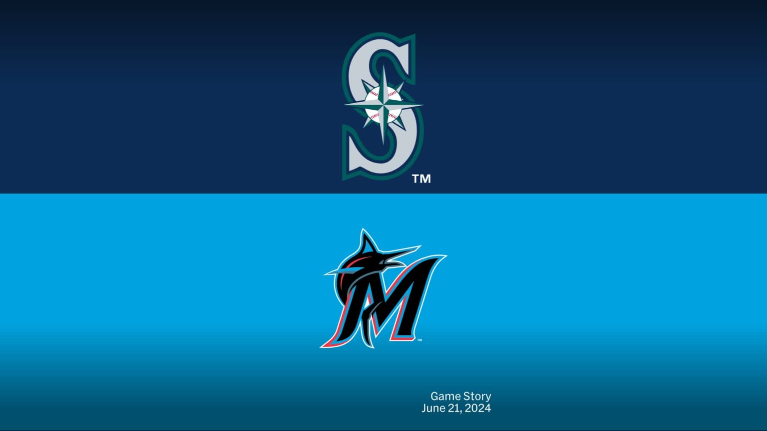 Mariners at Marlins - June 21, 2024: Title Slate | 06/19/2024 | MLB.com