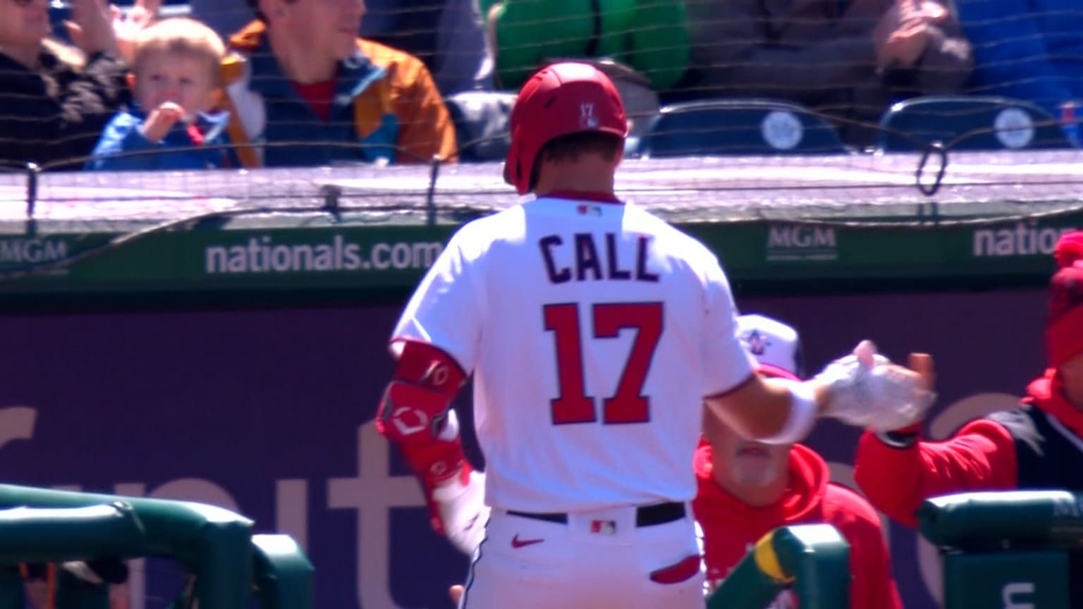 Alex Call plates Dominic Smith with a sac fly | 03/30/2023 | Washington ...