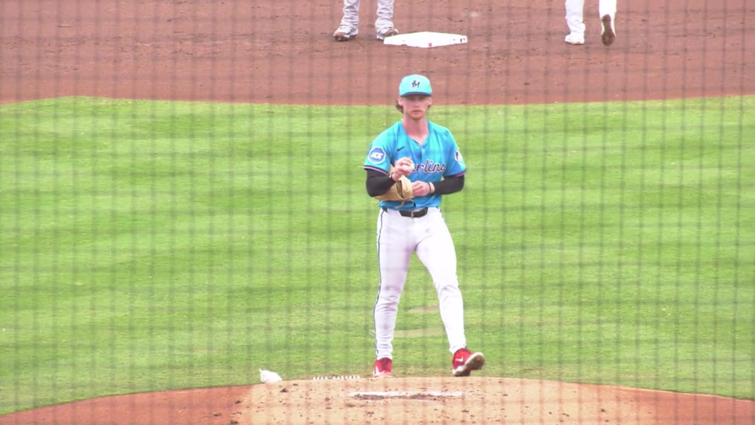 Max Meyer strikes out Chas McCormick | 03/03/2025 | Miami Marlins