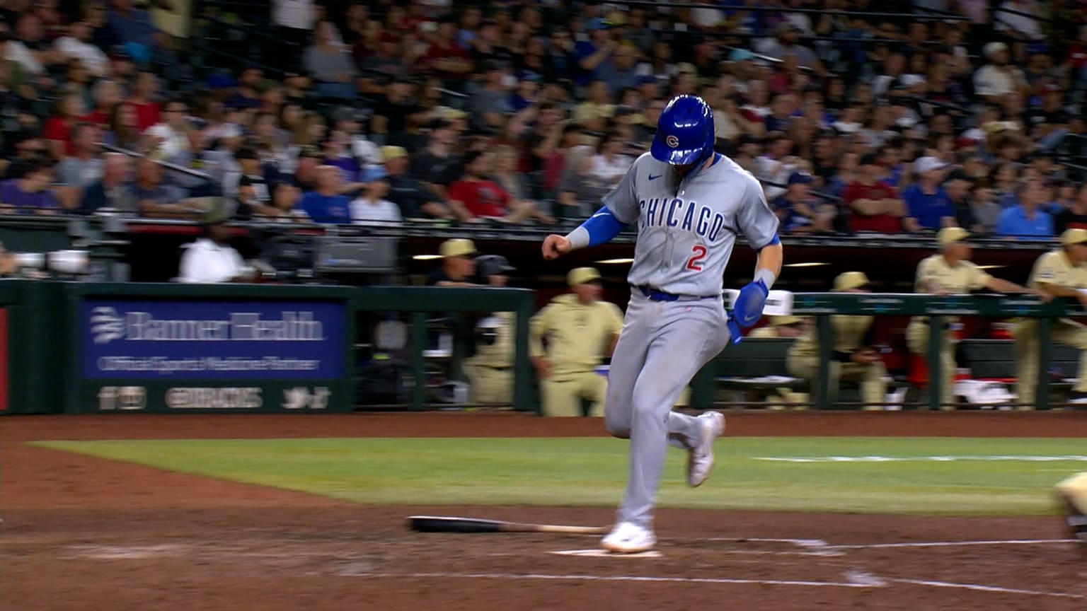 Garrett Cooper's RBI single | 04/16/2024 | Chicago Cubs