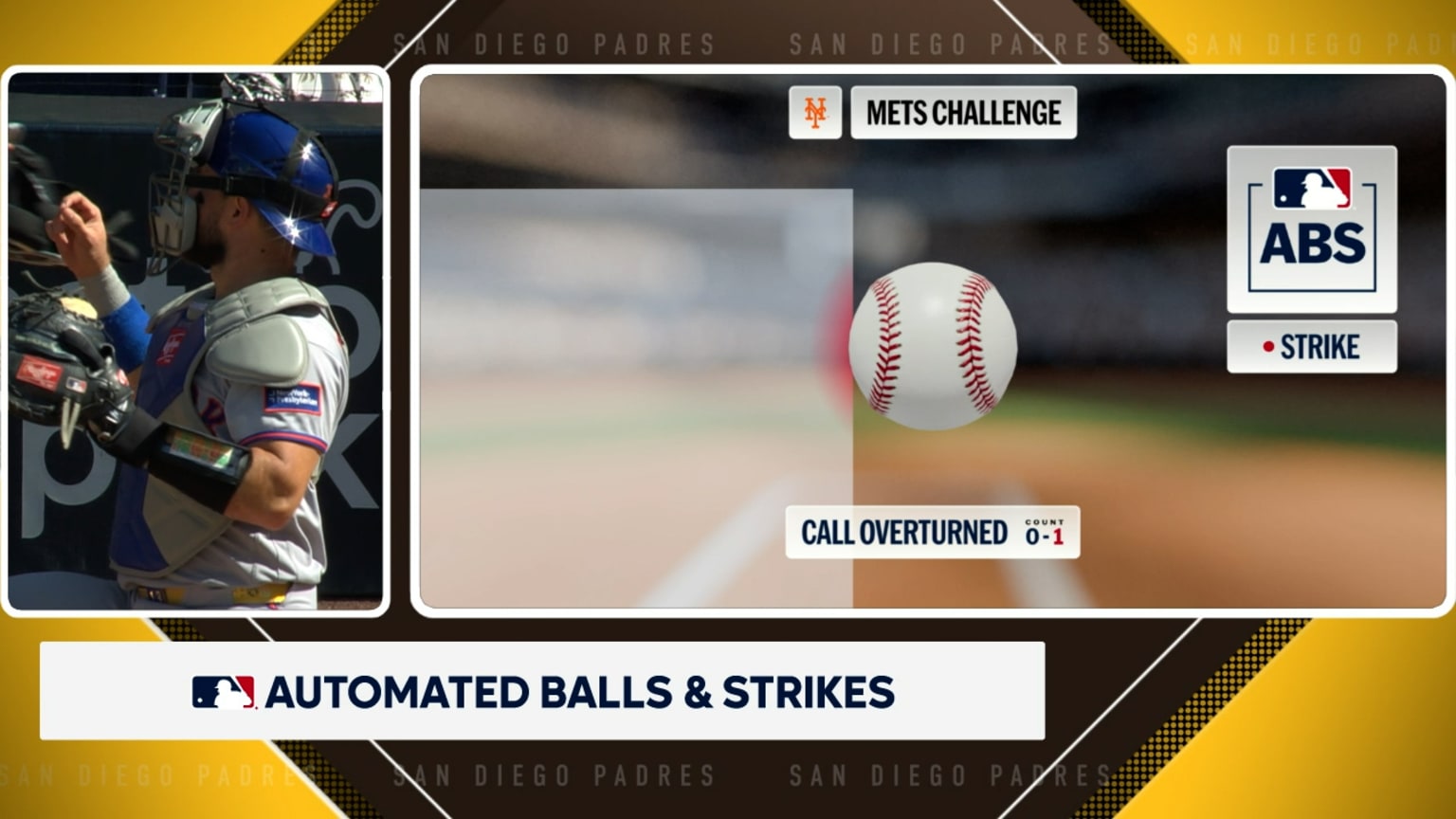 Ball overturned after ABS challenge | 06/07/2026 | New York Mets