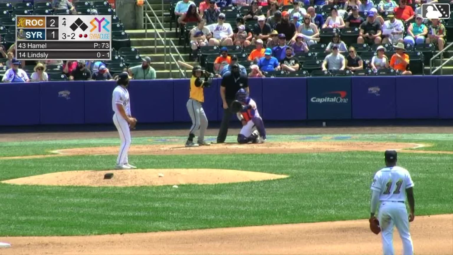 Dom Hamel's fifth strikeout | 07/21/2024 | New York Mets