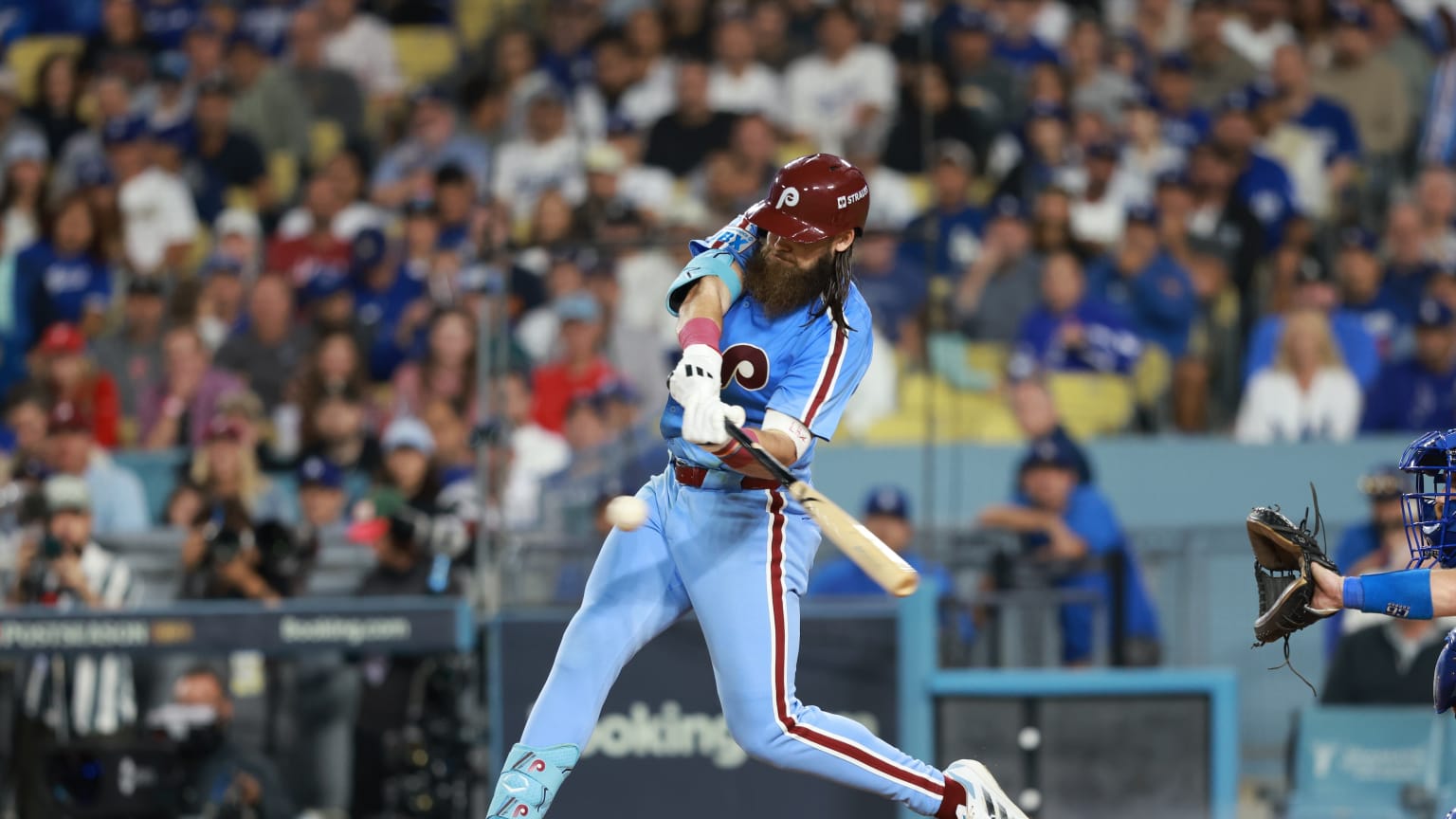 Brandon Marsh eleva de sacrificio | 08/10/2025 | Los Phillies de Filadelfia