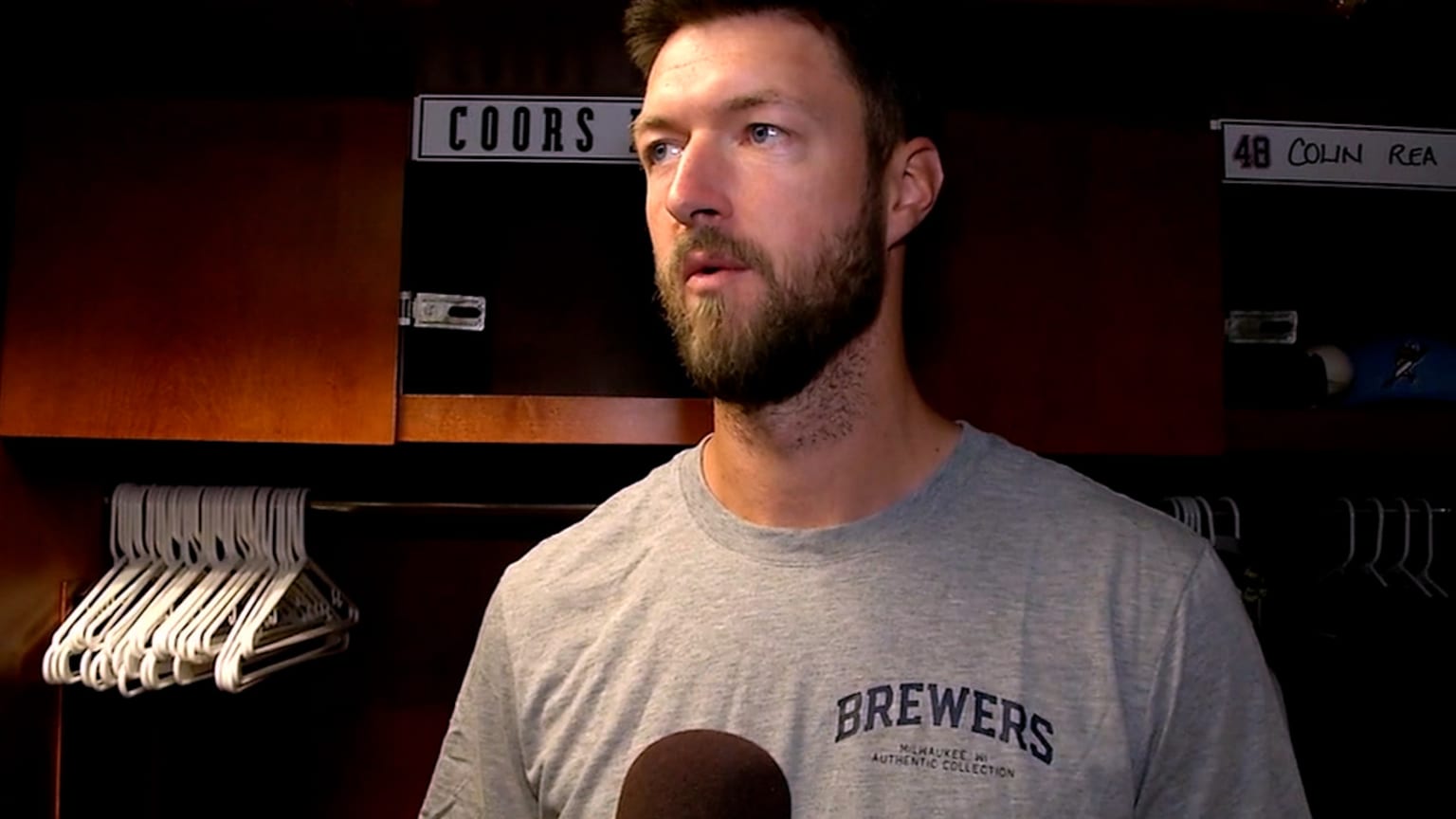 Colin Rea on scoreless start against Rockies | 07/03/2024 | Milwaukee ...