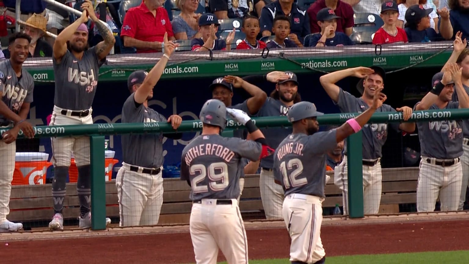 Blake Rutherford collects his first Major League hit | 08/12/2023 ...