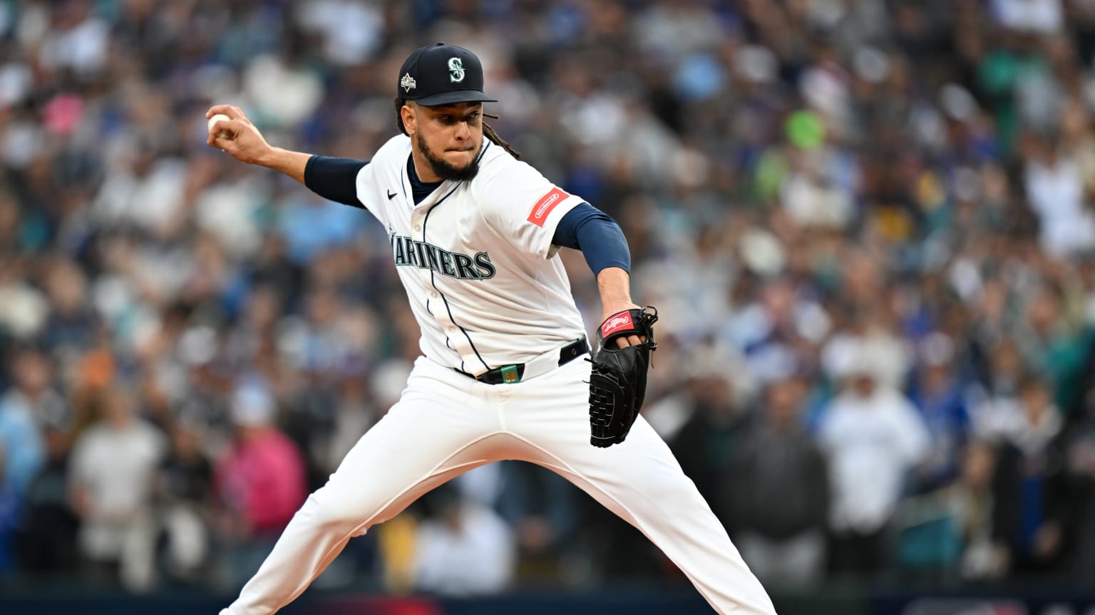 Luis Castillo fans Daulton Varsho | 10/16/2025 | Seattle Mariners
