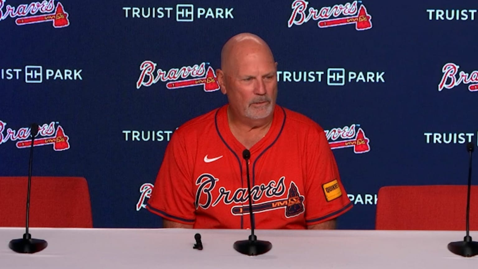 Brian Snitker on sputtering offense, Joey Wentz | 09/26/2025 | Atlanta ...