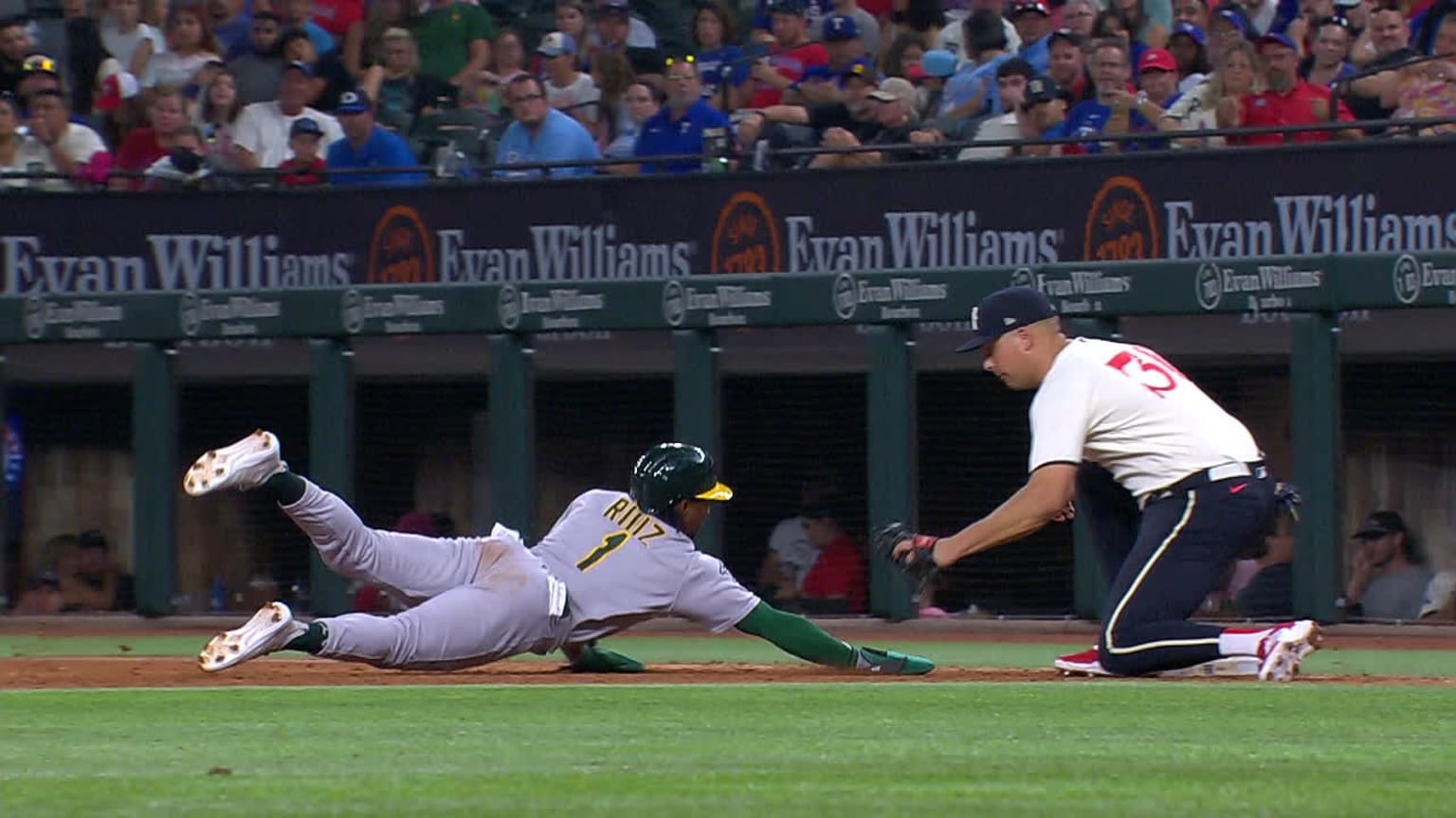 Will Smith picks off Esteury Ruiz after review | 09/09/2023 | Athletics