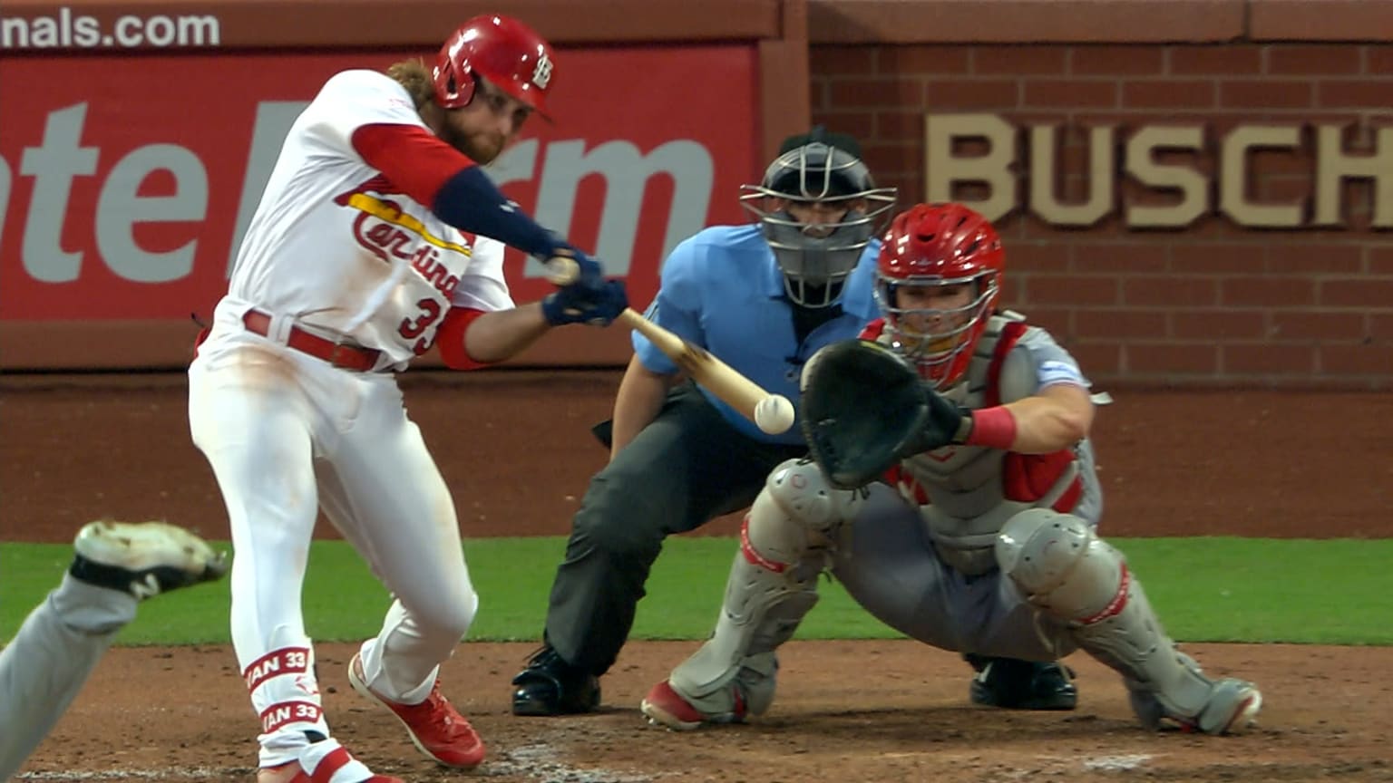 Brendan Donovan lines an RBI single into left field | 06/09/2023 | St ...