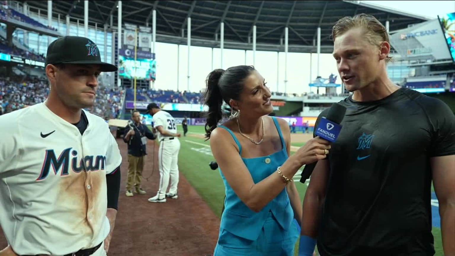 Nick Fortes and Kyle Stowers on the Marlins' walk-off | 03/27/2025 ...